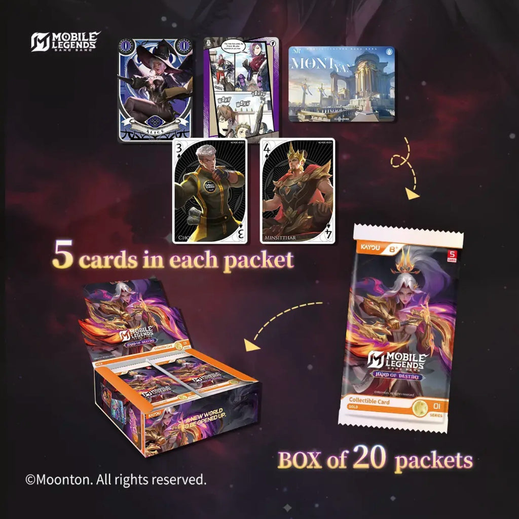 KAYOU Mobile Legends: Bang Bang - Collectible Cards - Hand of Destiny